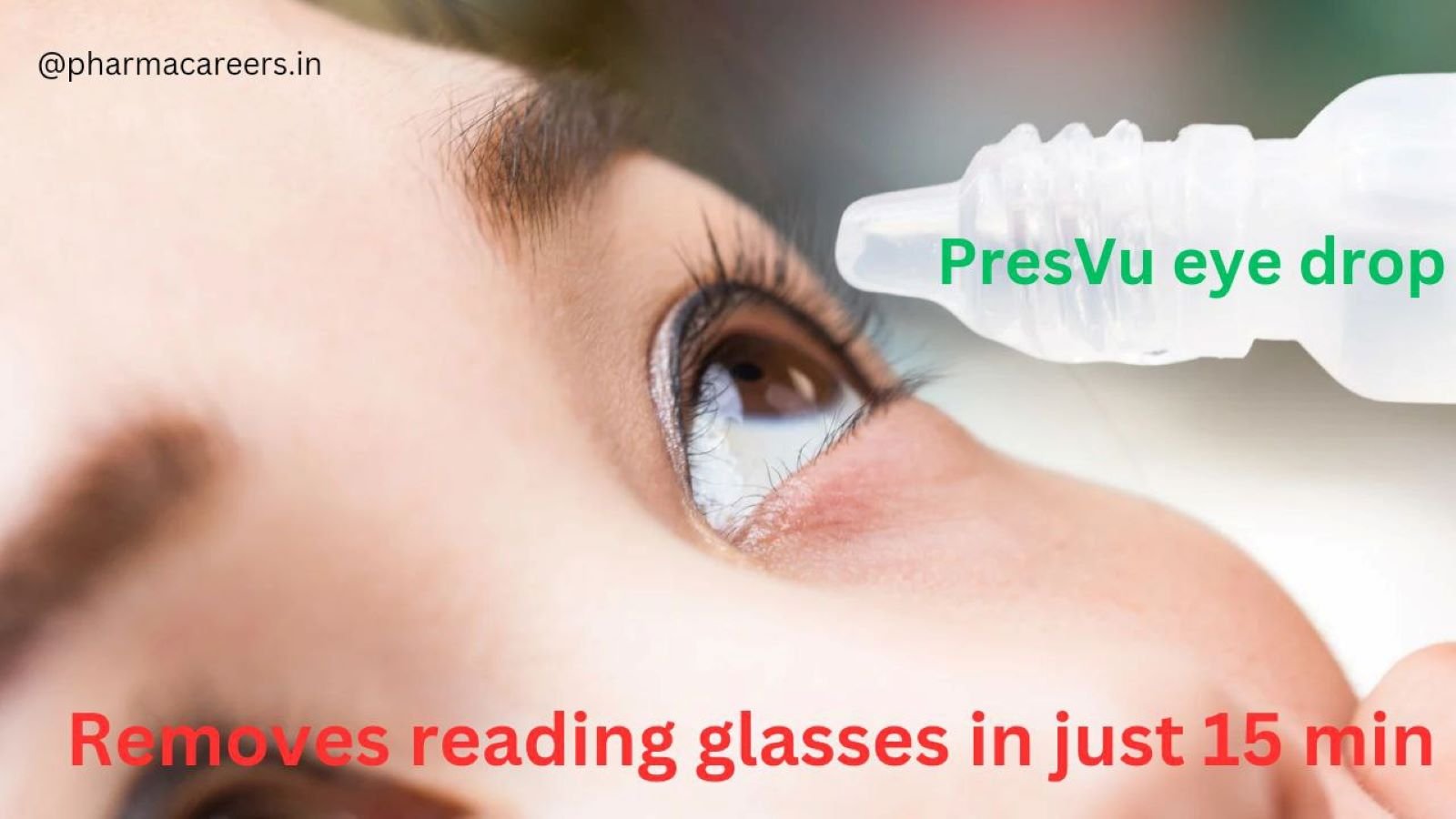 PresVu Eye Drops: DCGI Approves Eye Drop That Can Cure Presbyopia And ...